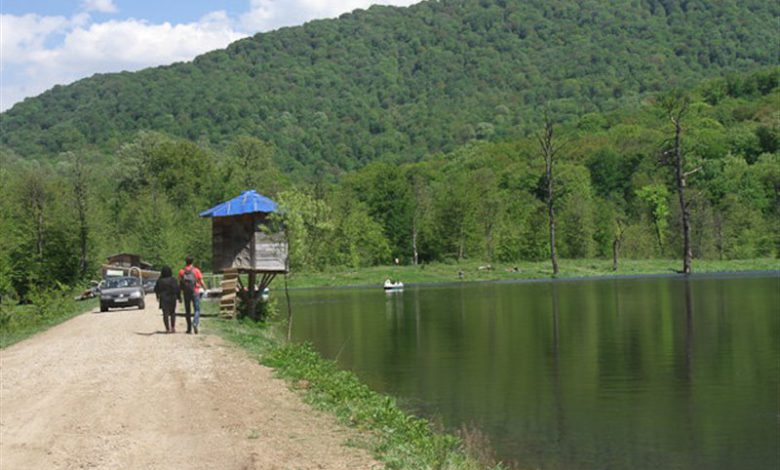 دریاچه زیبای الندان، استان مازندران - سبزوار